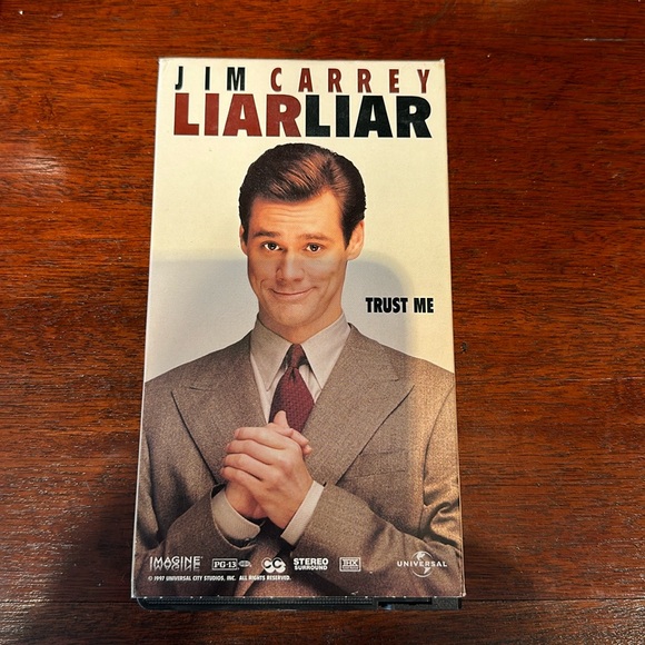 Universal | Other | Lier Lier Jim Carrey Vhs | Poshmark